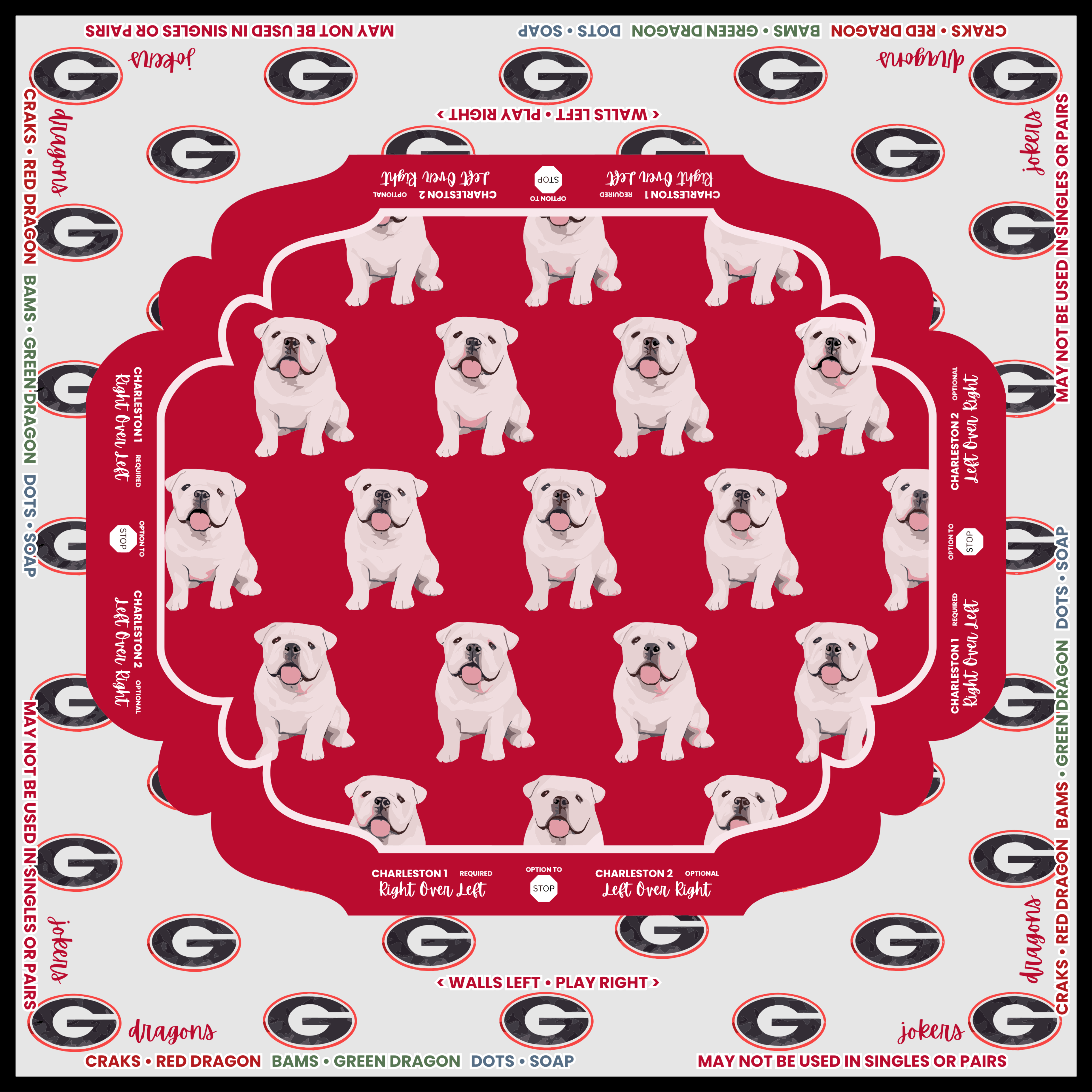 Athens Mahjong Mat • Preorder – Charlotte Rose & Co.